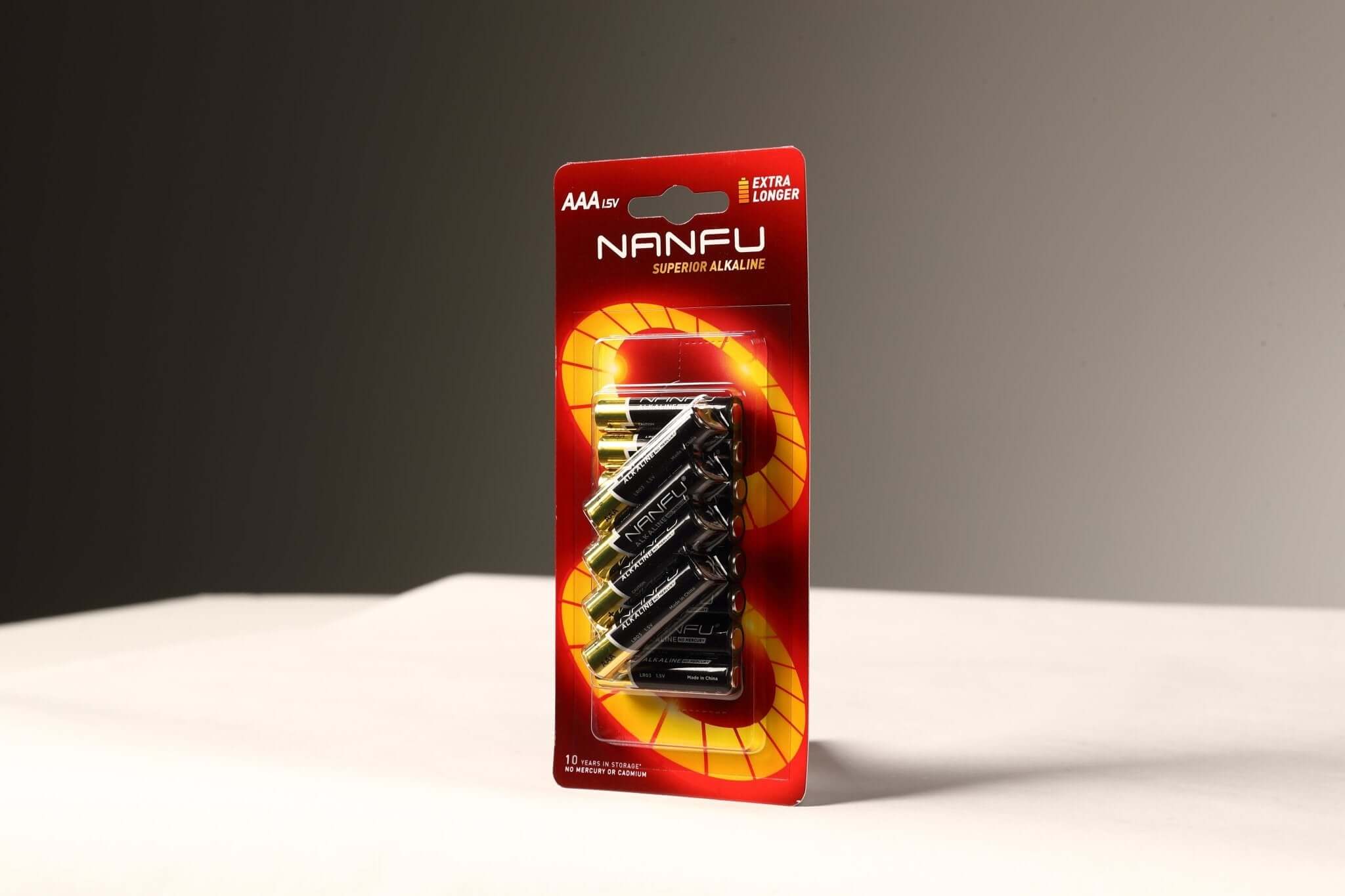 NANFU 1.5V AAA Alkaline Batteries 12 Blister Pack – Nanfuusa