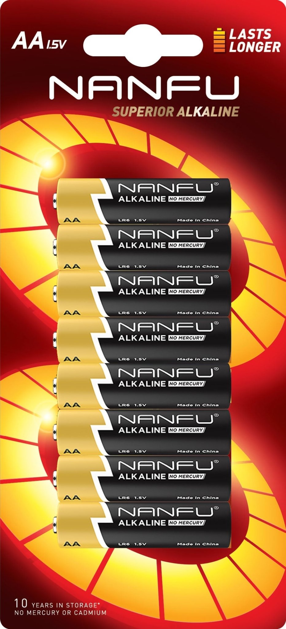 NANFU AA Alkaline Batteries 8 Pack – Nanfuusa